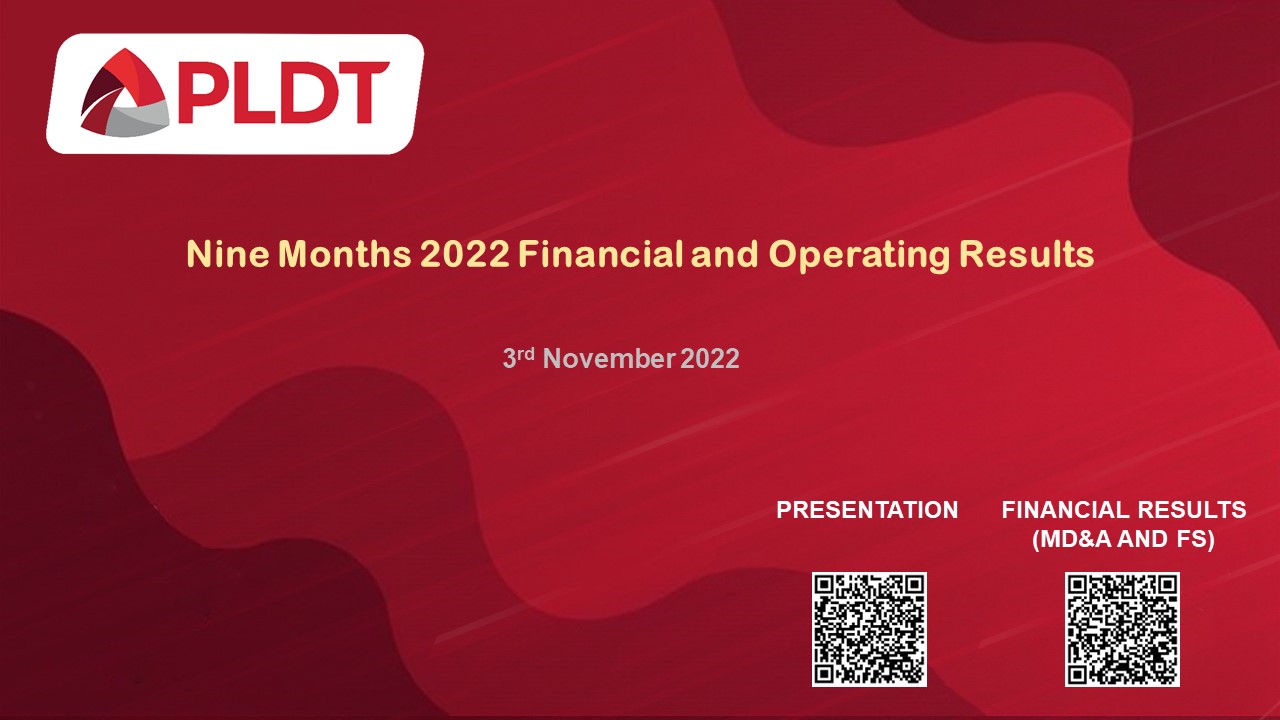 PLDT — Leading and inspiring Filipinos to create a better tomorrow