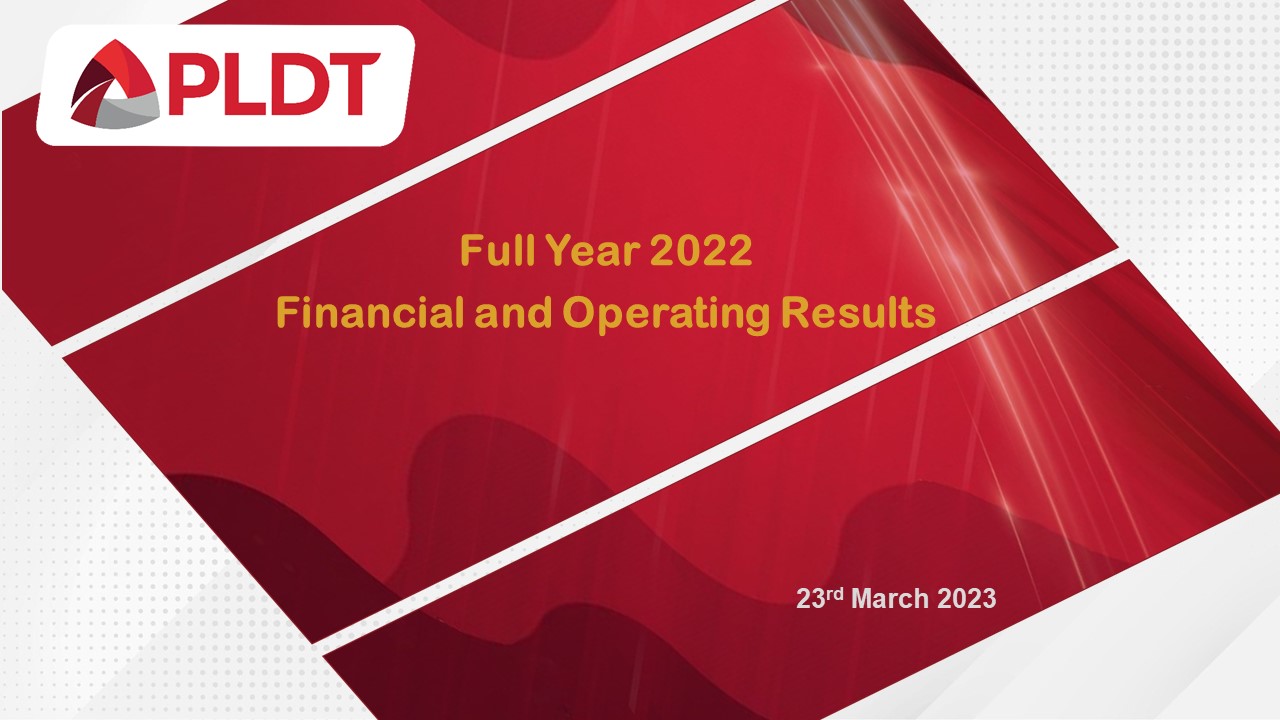PLDT — Leading and inspiring Filipinos to create a better tomorrow