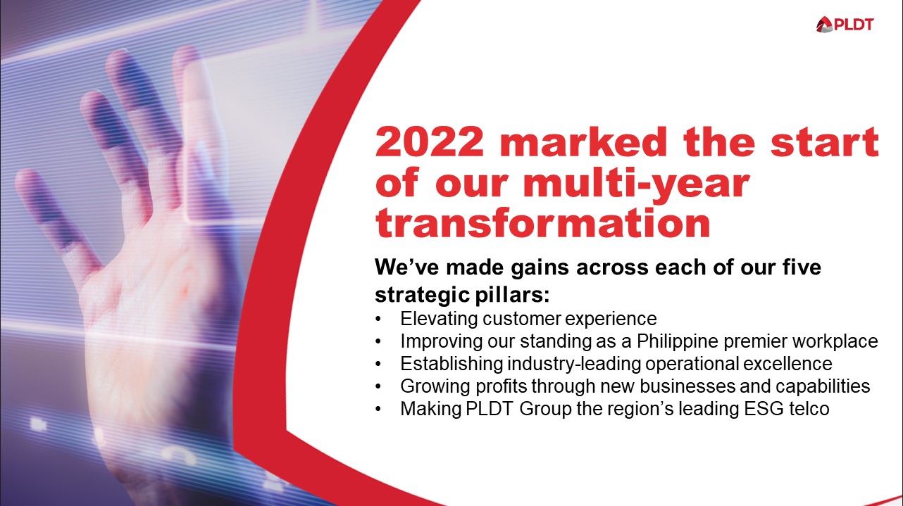 PLDT — Leading and inspiring Filipinos to create a better tomorrow