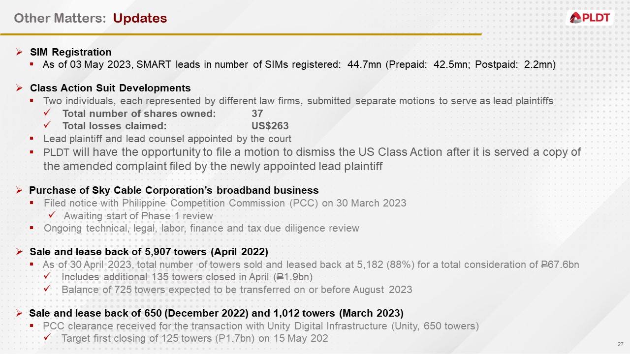 PLDT — Leading and inspiring Filipinos to create a better tomorrow