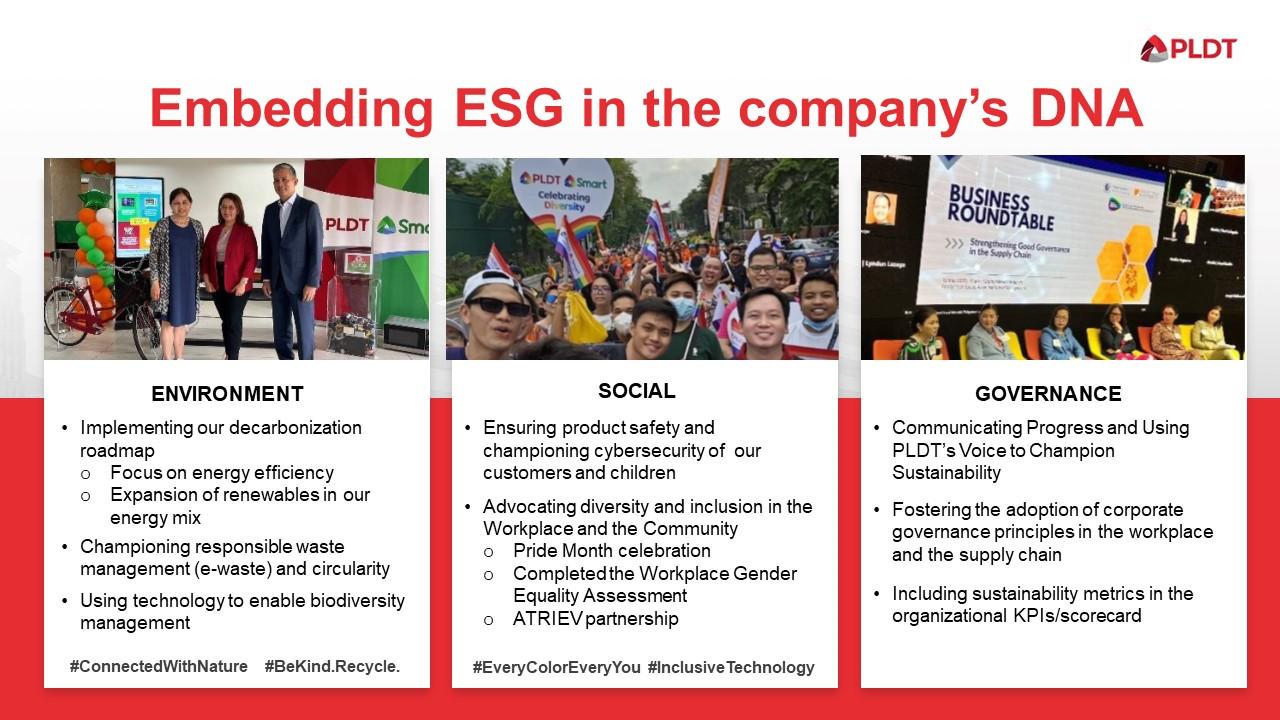 PLDT — Leading and inspiring Filipinos to create a better tomorrow